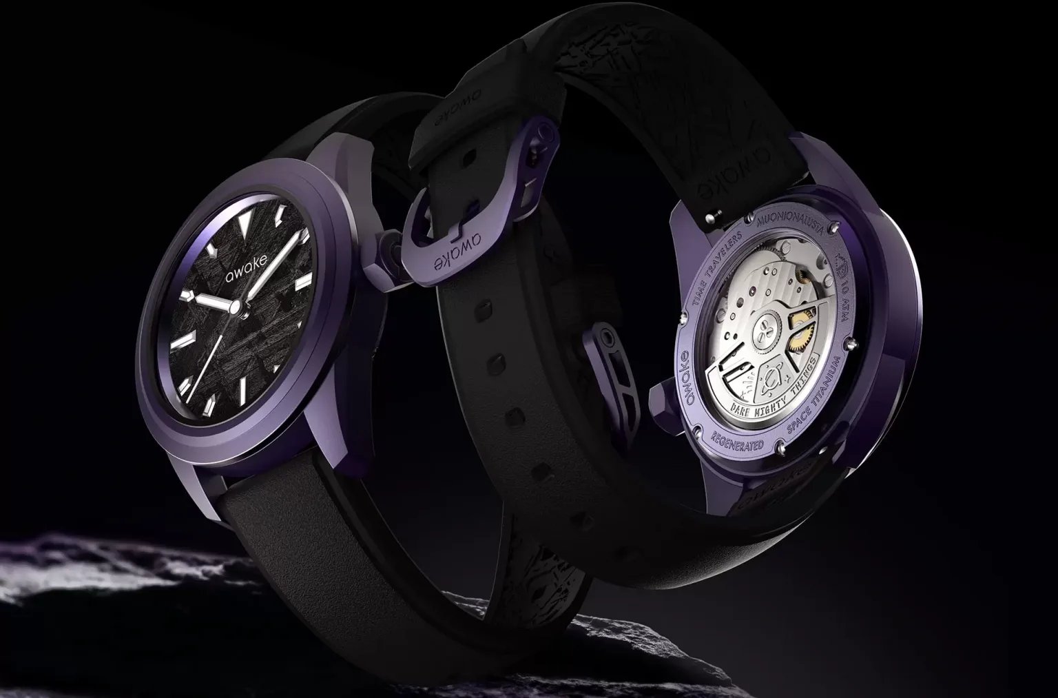 Two Watches, A Natural Meteorite Dial — Swiss Made Watch