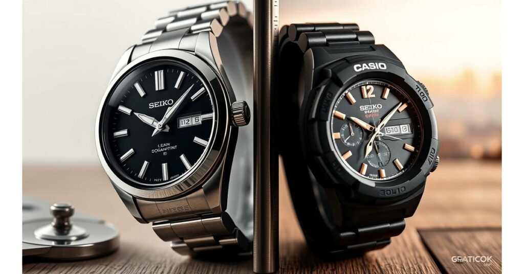 Rewrite This Title Detailed Comparison: Seiko Vs Casio — Swiss Made Watch